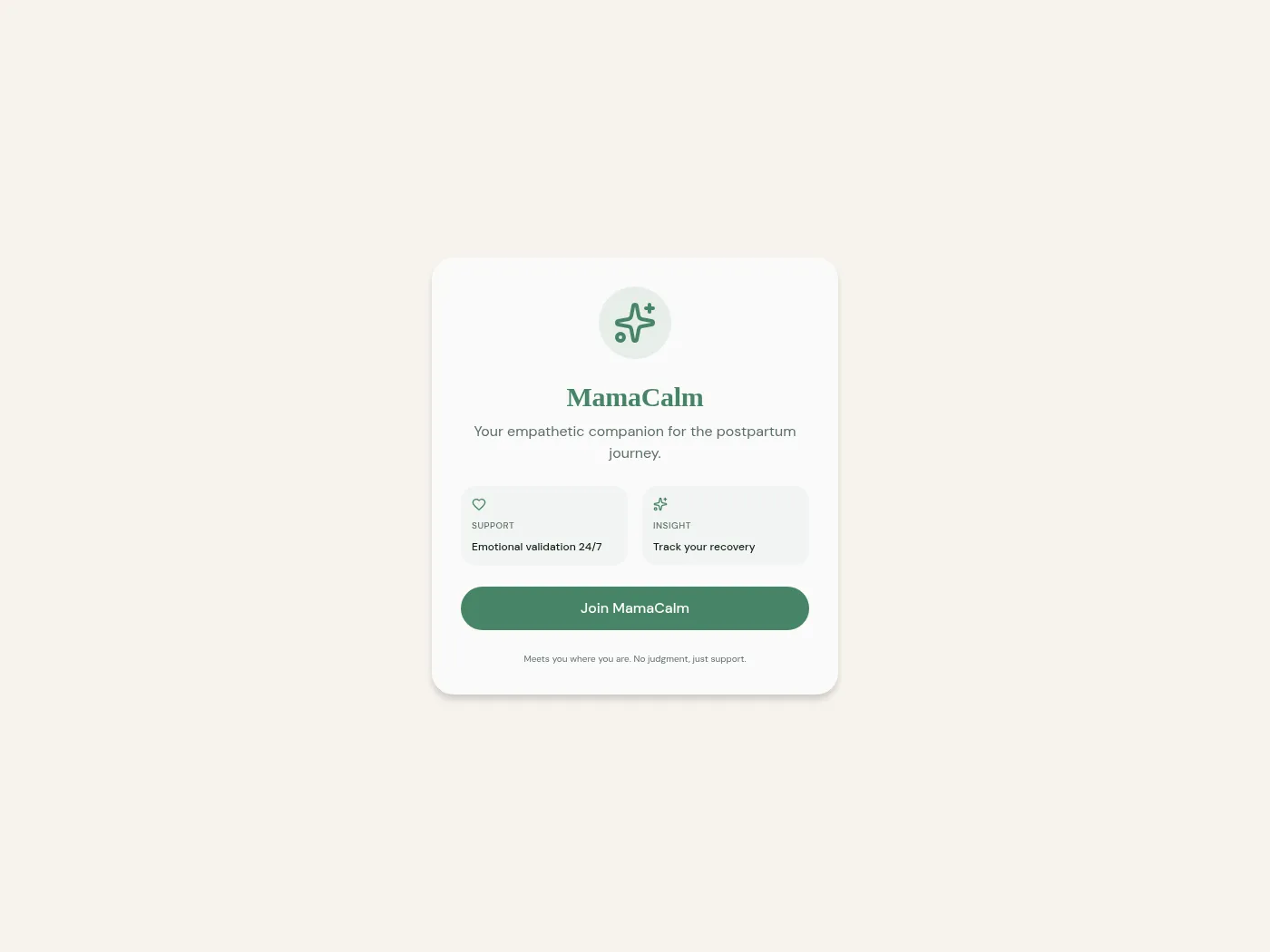 MamaCalm AI Companion
