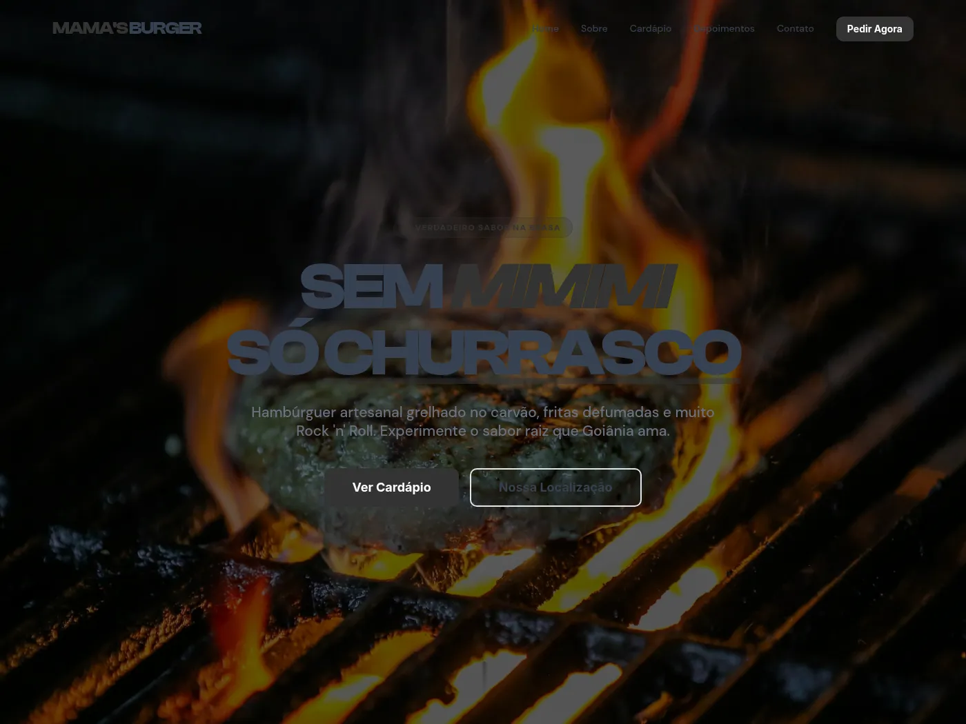 Mama's Burger Web Presence