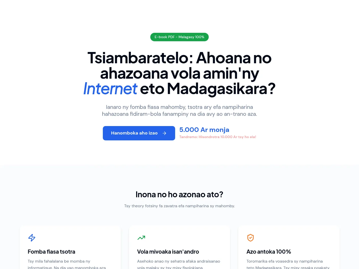 Mamoroa PDF Landing Page