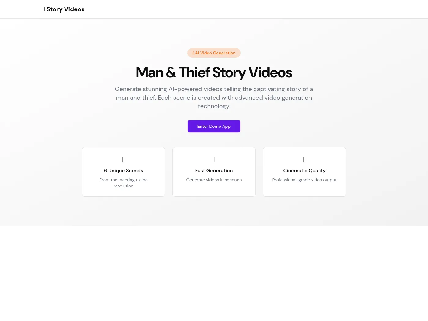 Man & Thief Story Video