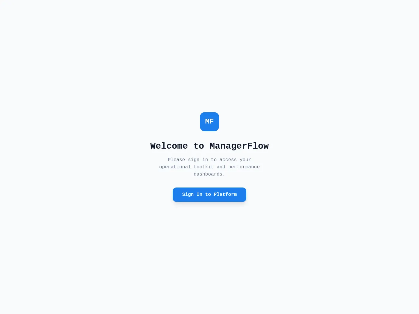 ManagerFlow SaaS Platform