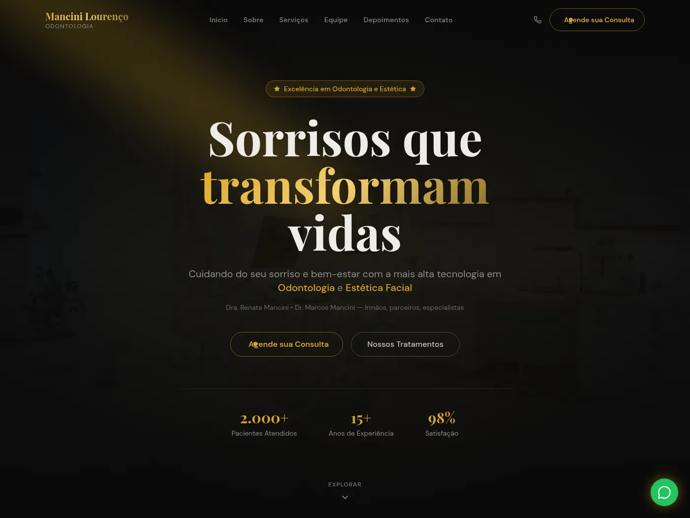 Mancini Lourenço Clinic Website