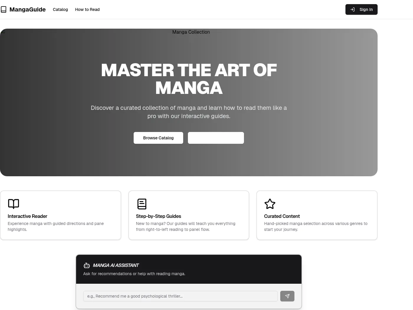 Manga Guide App