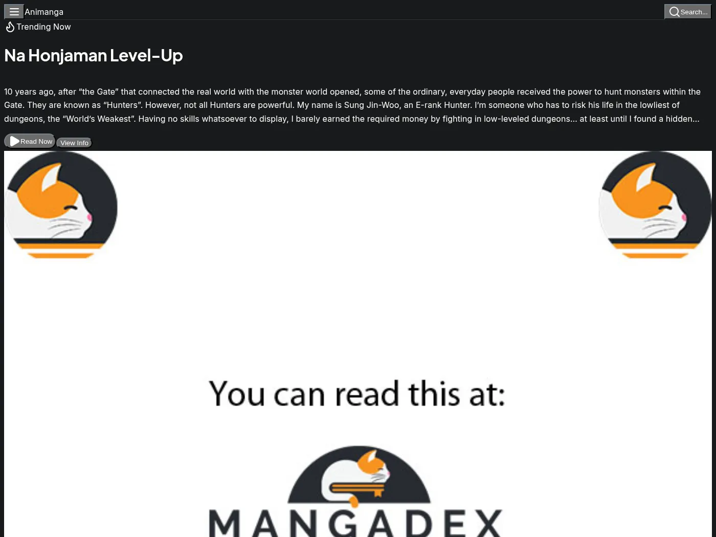 Animated Manga Reader