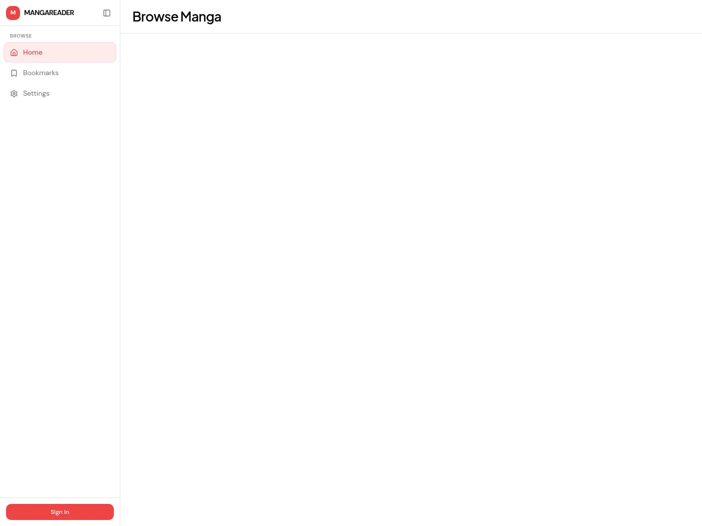 MangaReader Portal