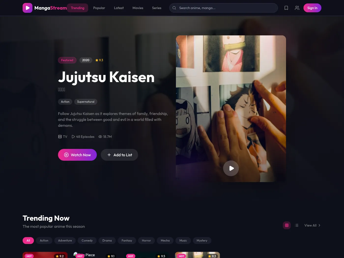 Manga Video Clone