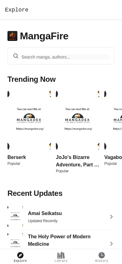 MangaFire Android Reader