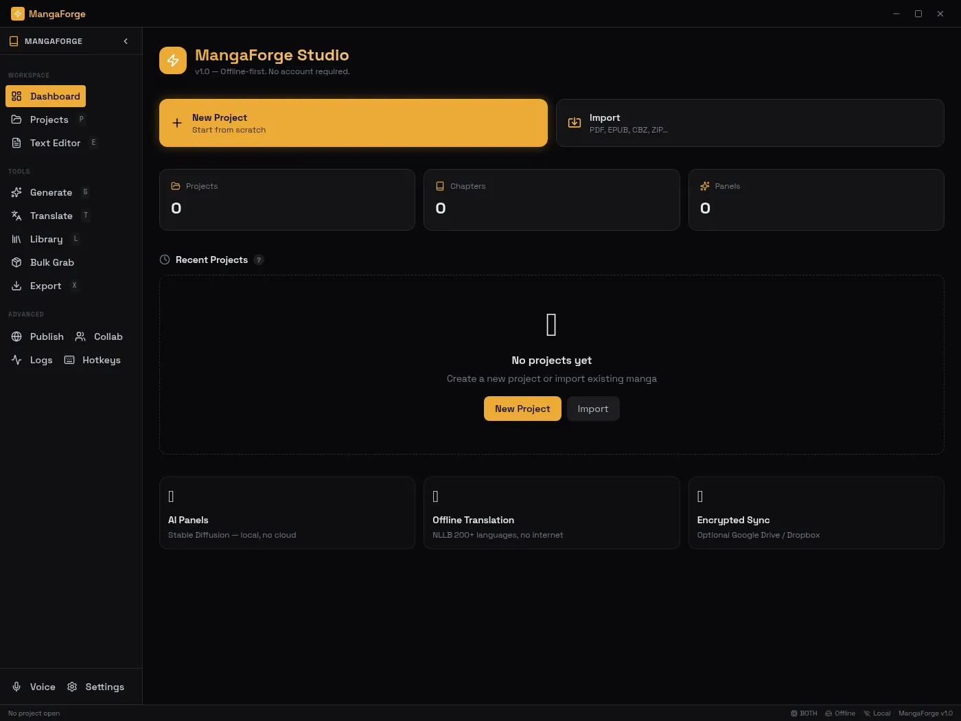MangaForge Studio