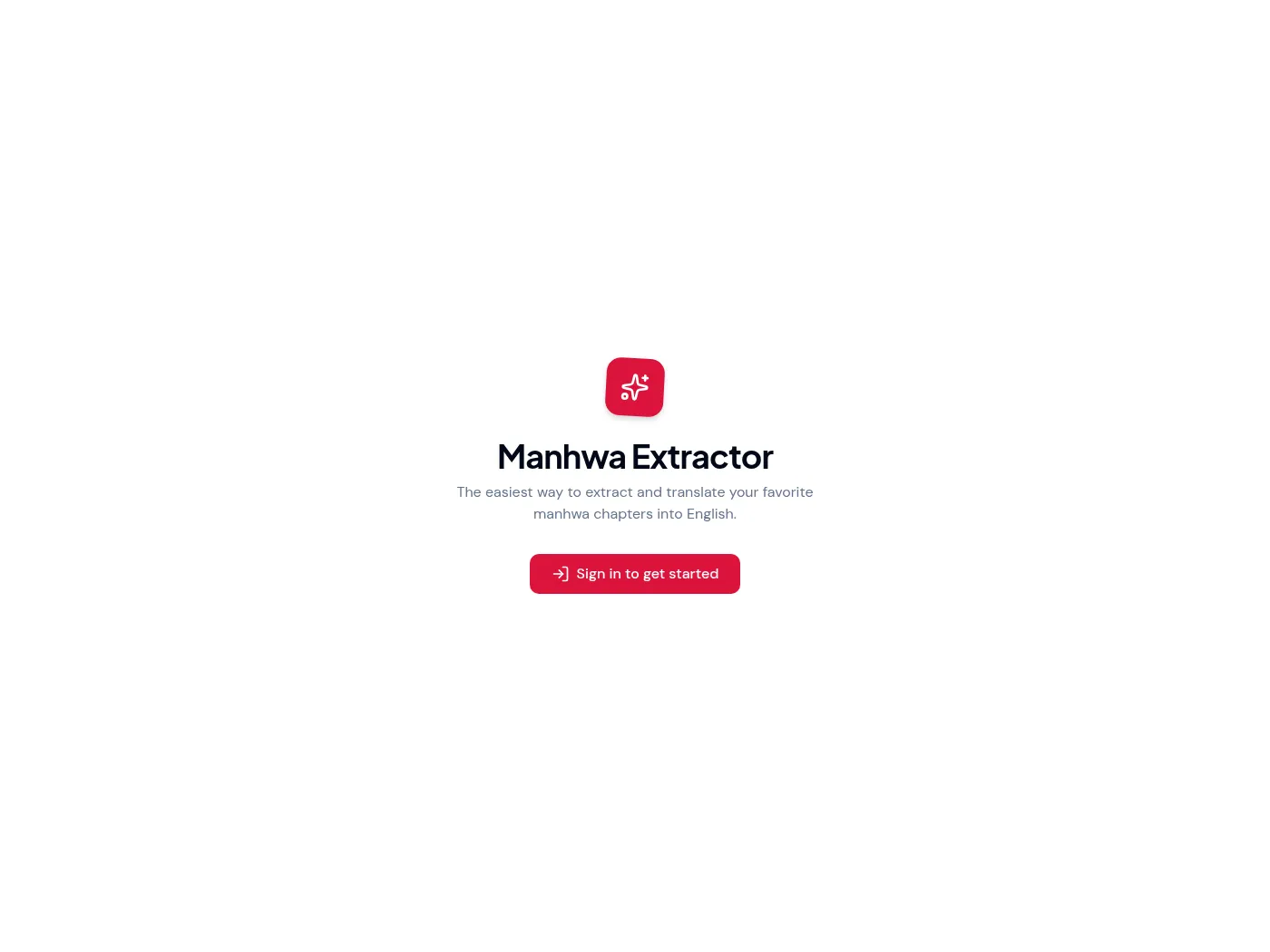 Manhwa Image Extractor