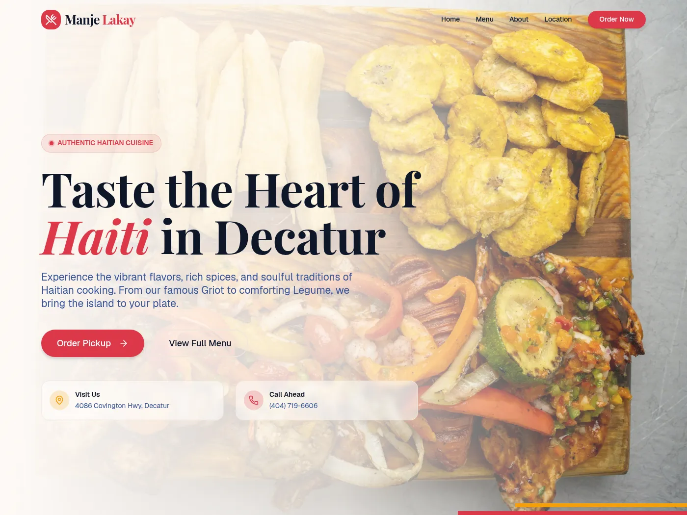 Manje Lakay Web Presence