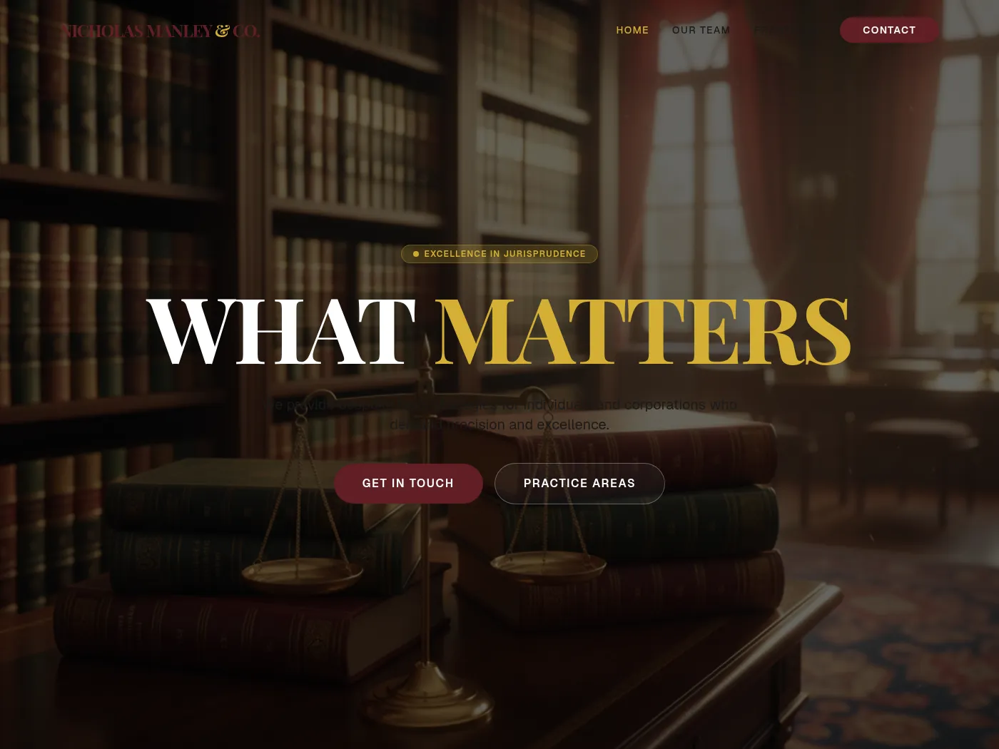 Manley & Co. Legal Site