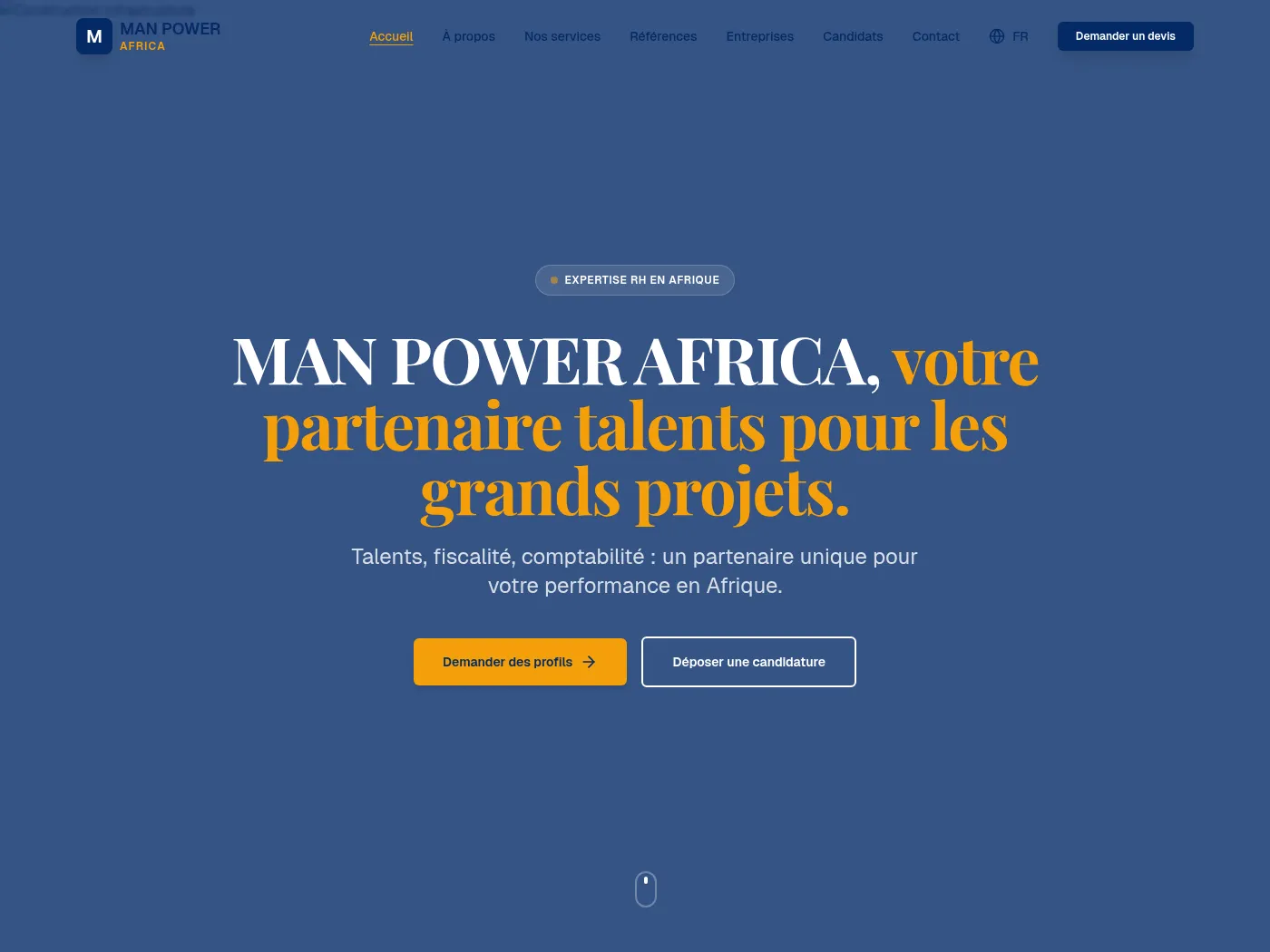 Man Power Africa Web