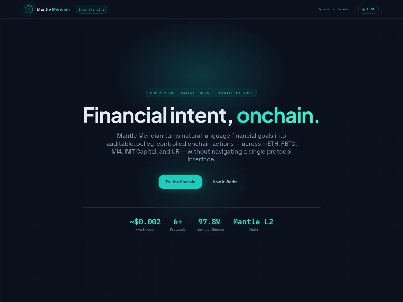 Mantle L2 Intent Parser