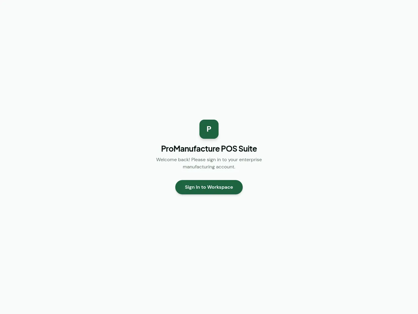 ProManufacture POS Suite