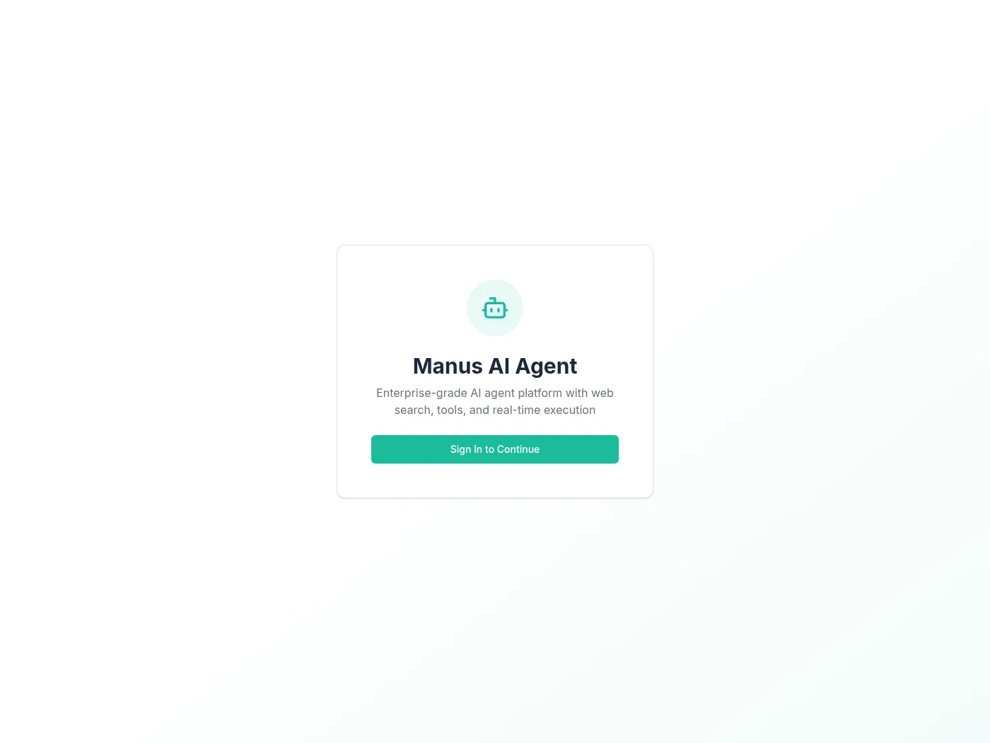 Manus AI Agent