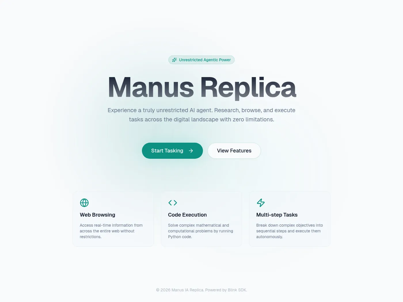 Manus IA Replica