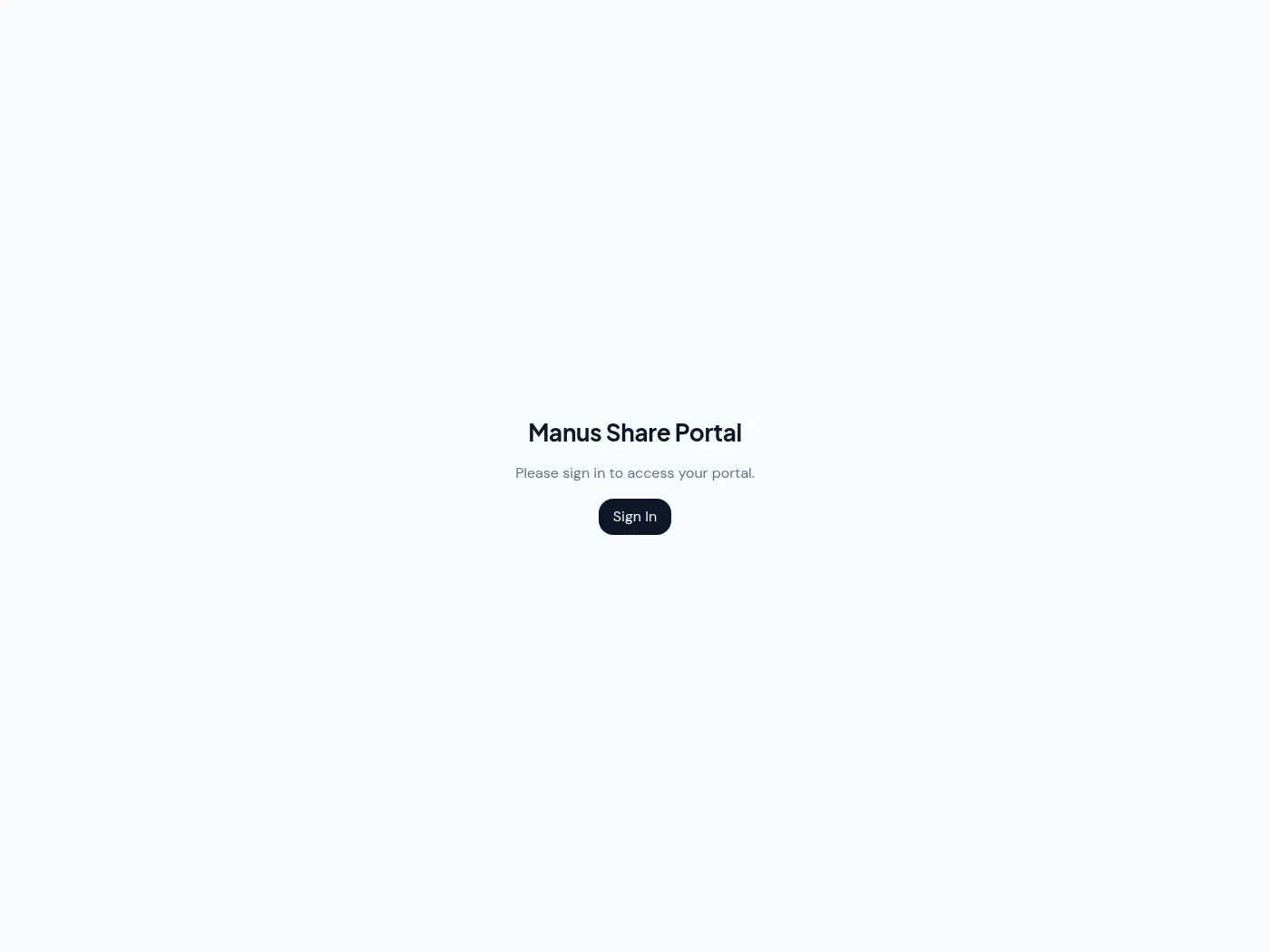 Manus Share Portal