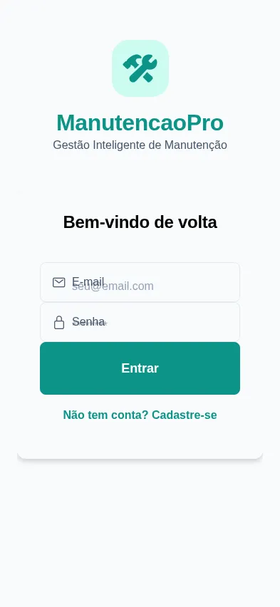 Manutenção Inteligente App