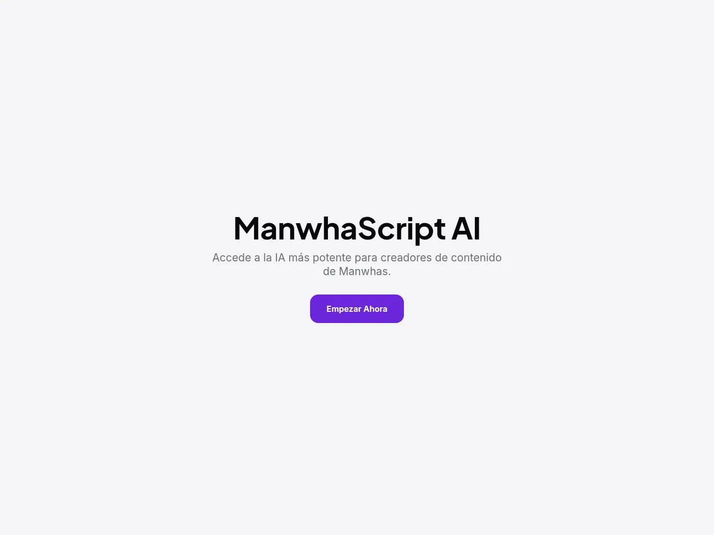 Manwha Summary Generator