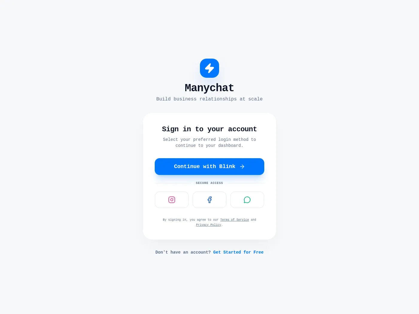 Manychat Clone
