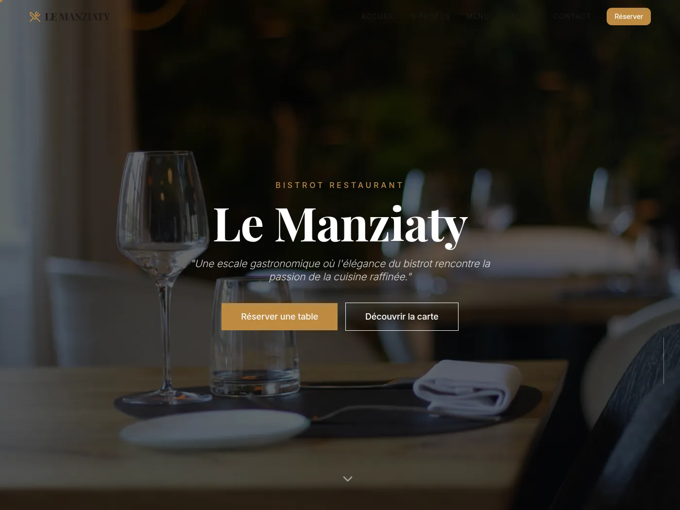 Le Manziaty Website