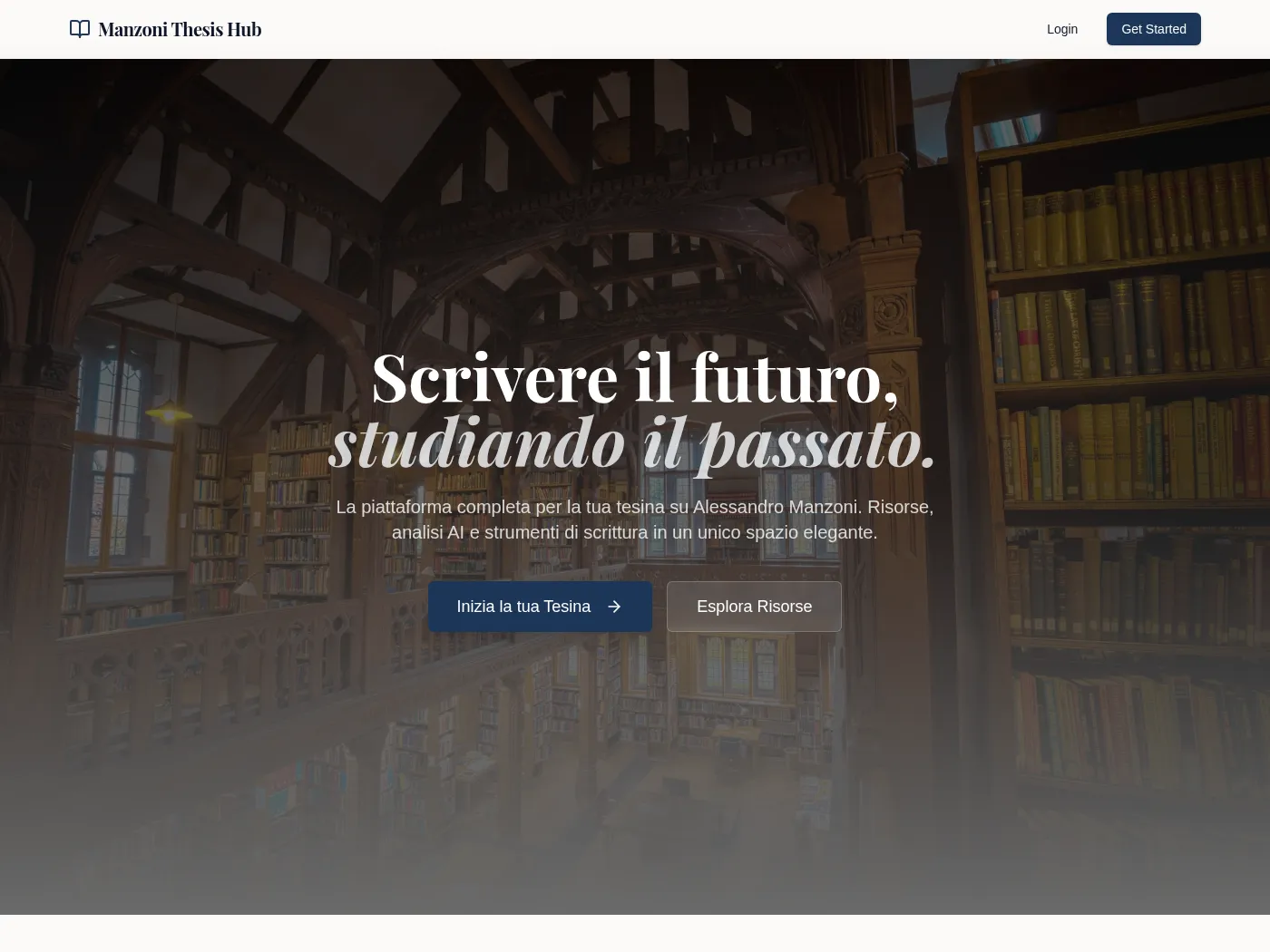 Manzoni Thesis Hub