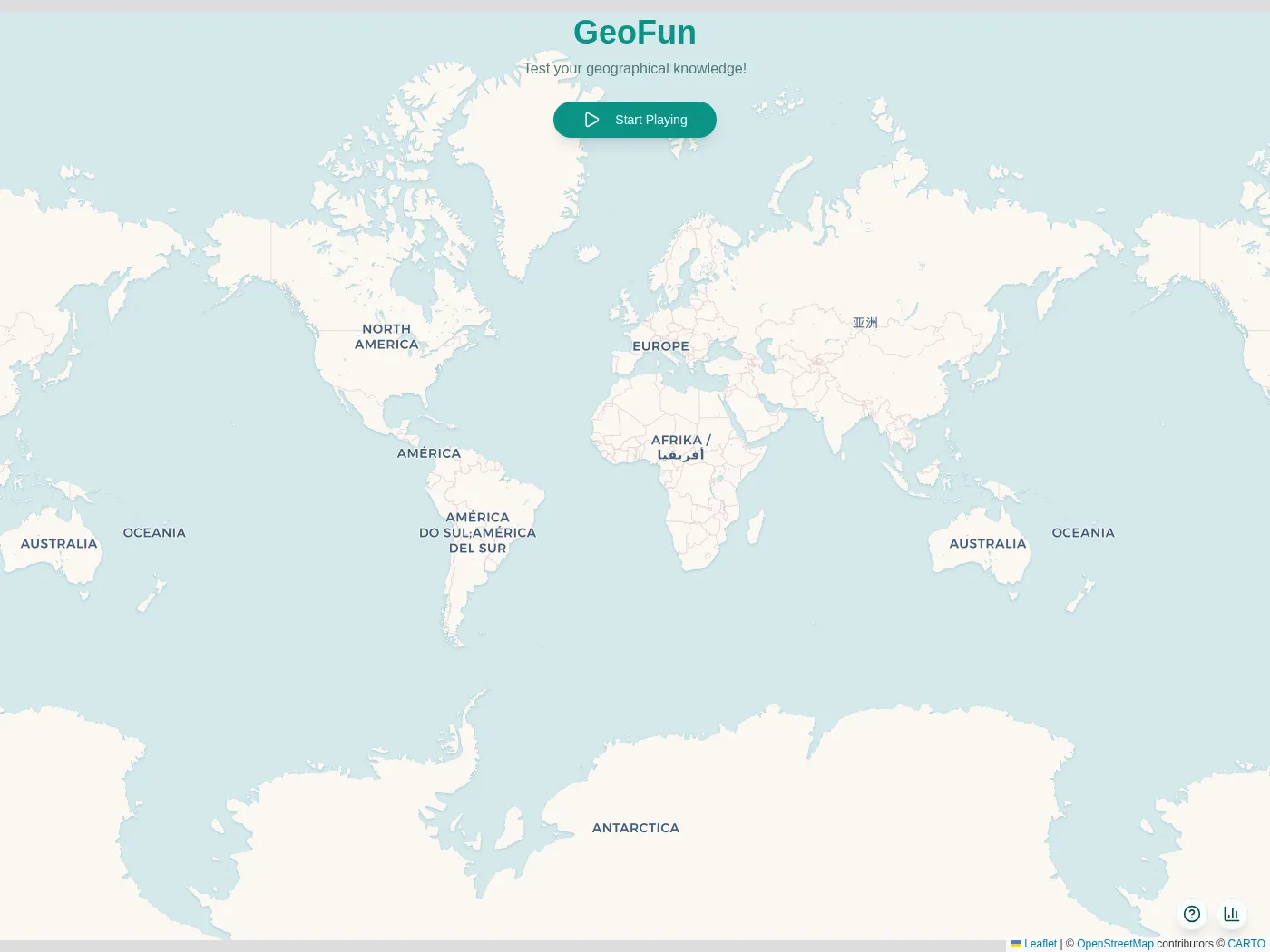 GeoFun Map Game