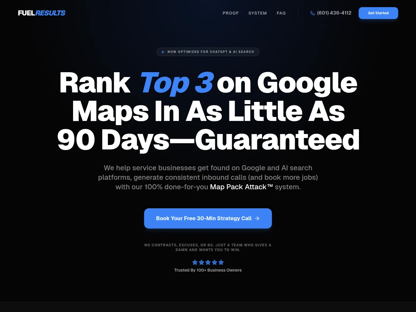 Map Pack Attack Landing Page