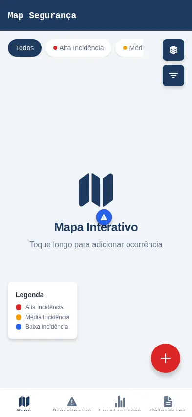 Map Segurança App
