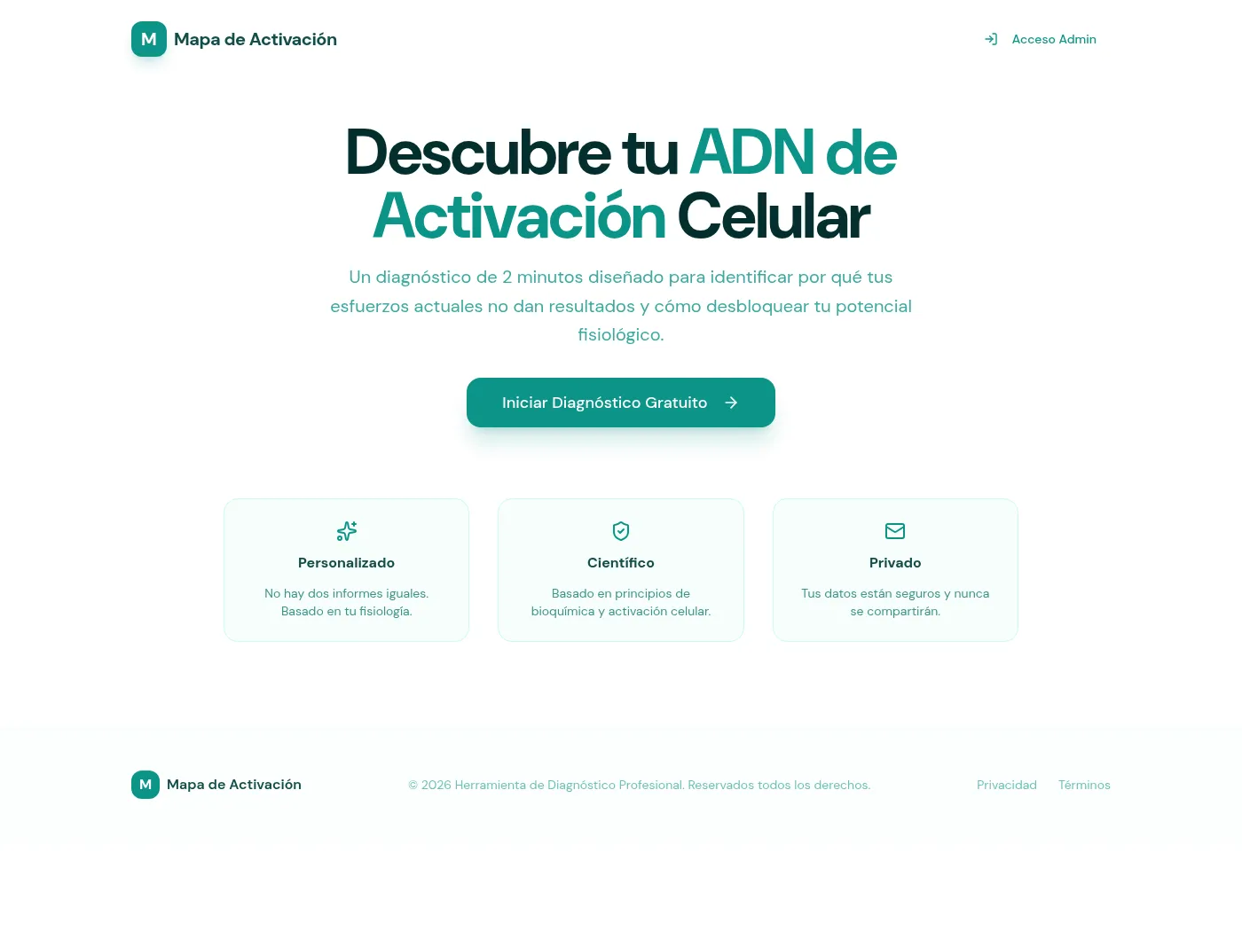 Mapa de Activación Personal