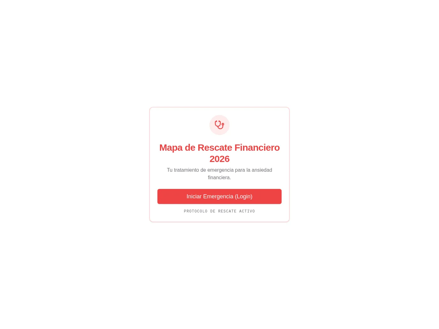 Mapa de Rescate Financiero