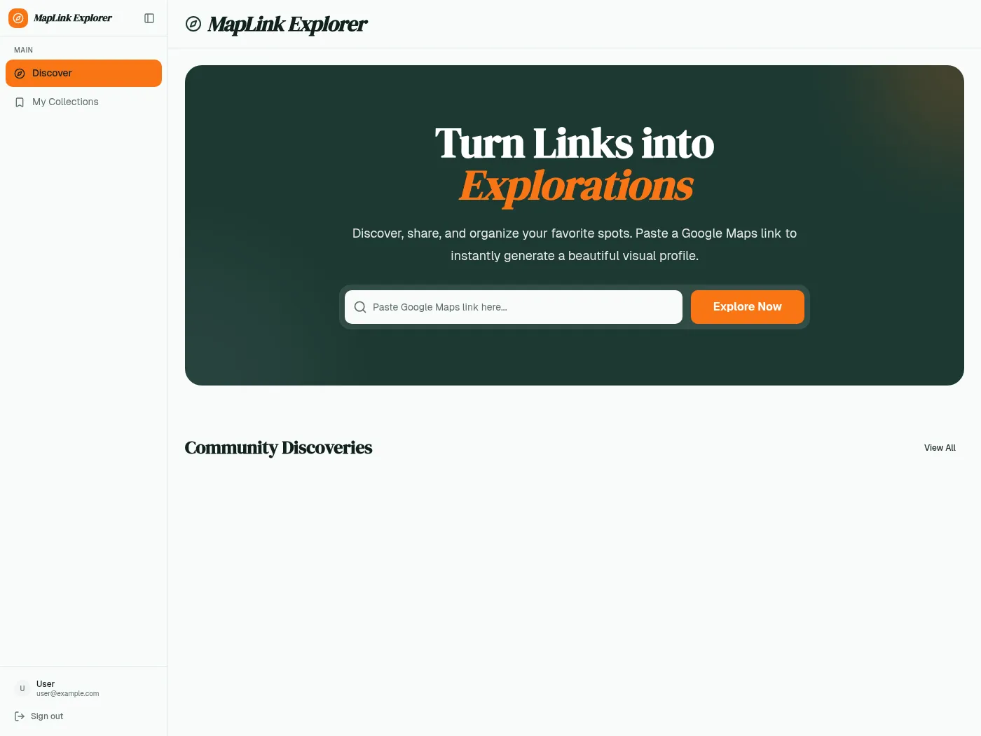 MapLink Explorer