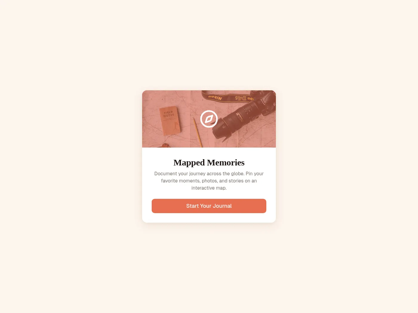 Mapped Memories Journal