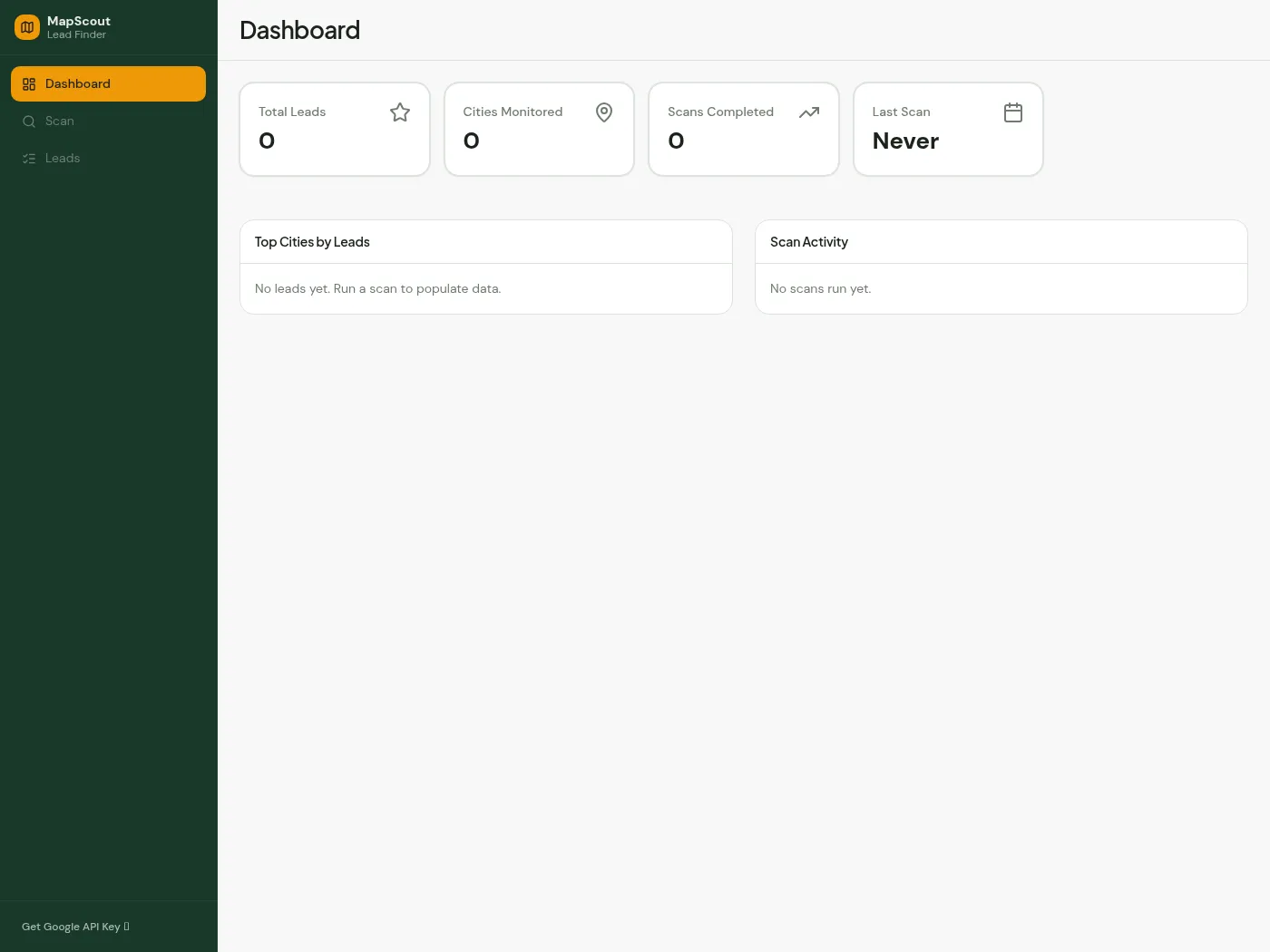 MapScout Lead Finder