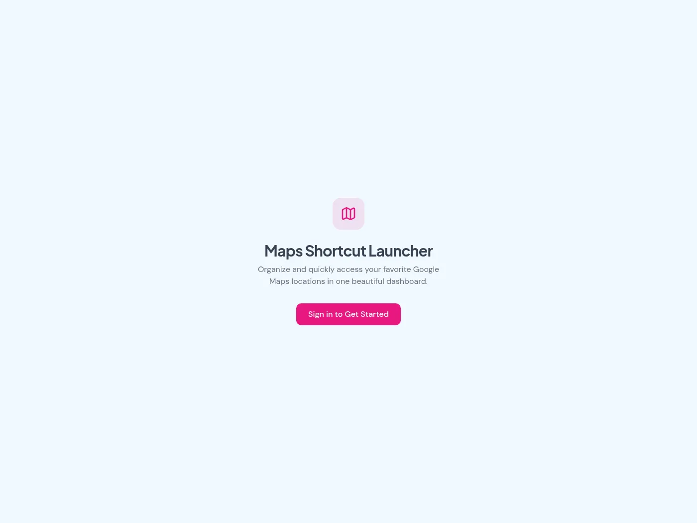 Maps Shortcut Launcher