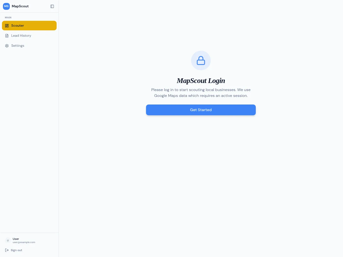 MapScout Web Bot