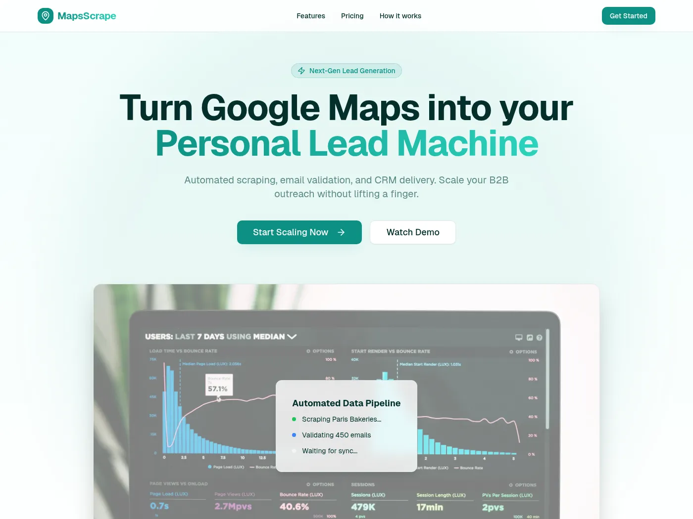 MapsScrape Automator