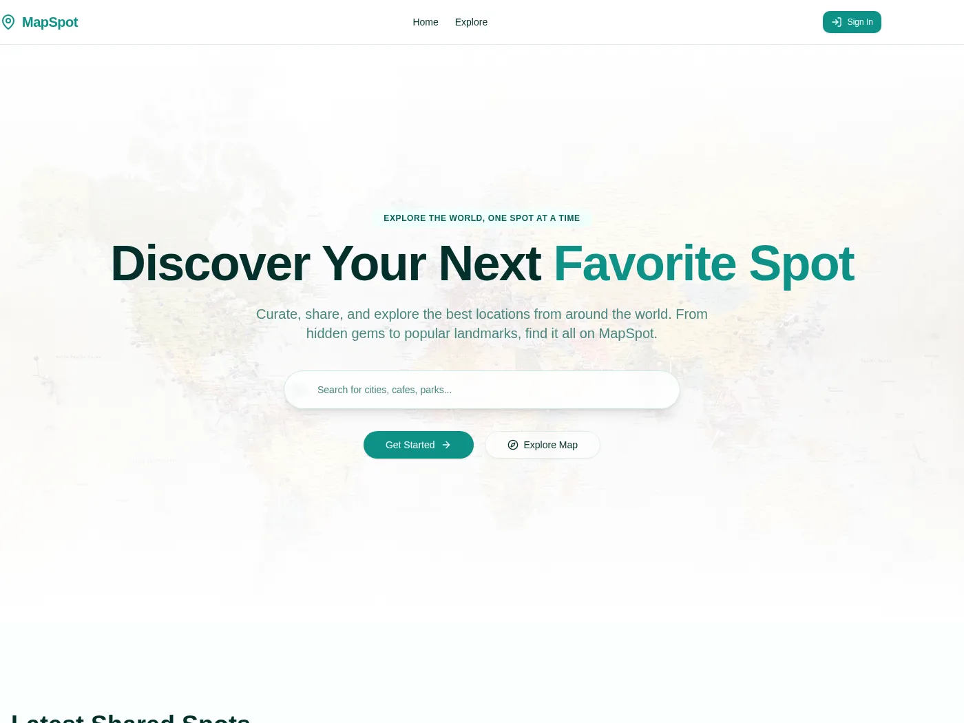 MapSpot Showcase