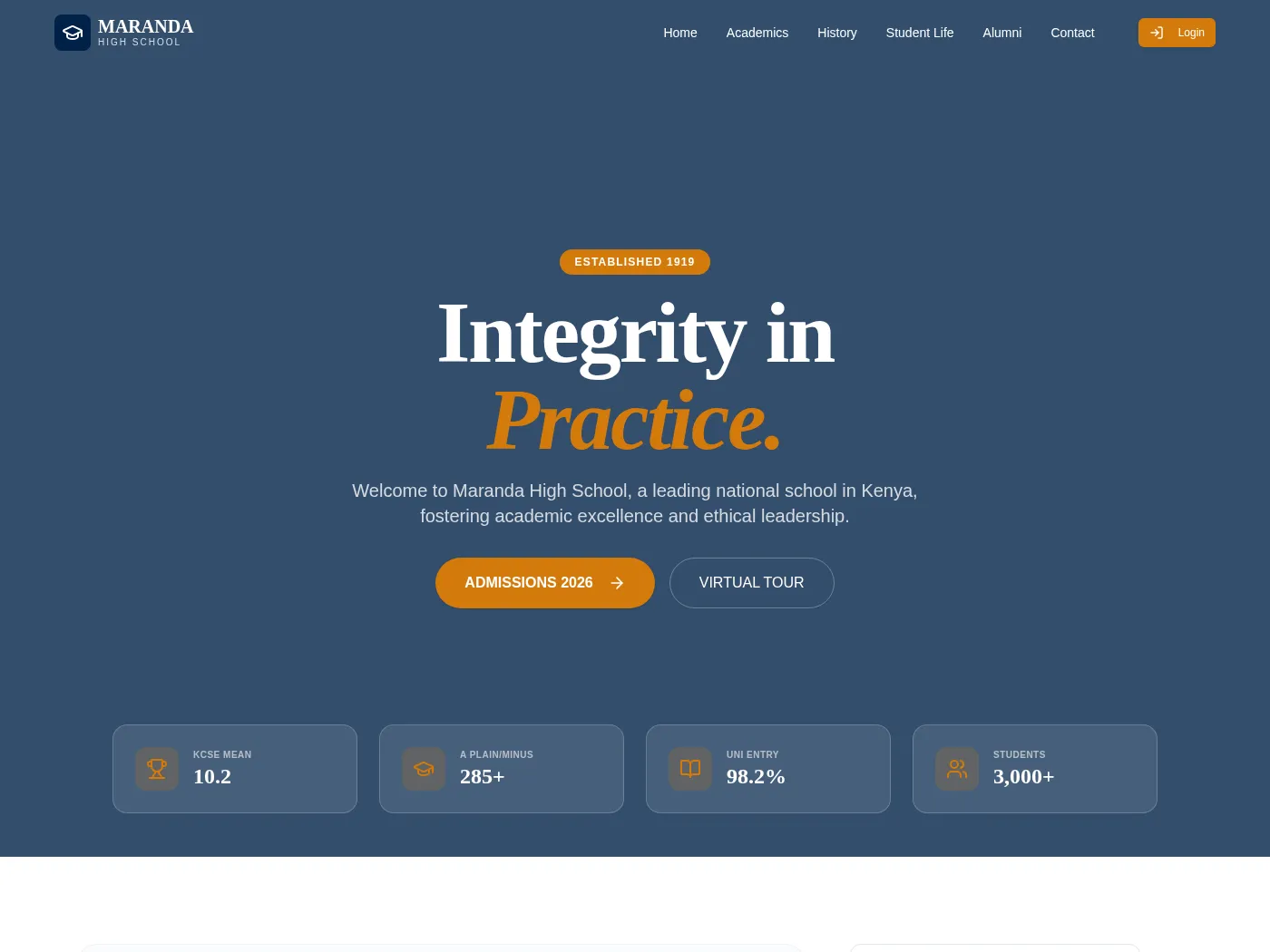 Maranda High School Portal