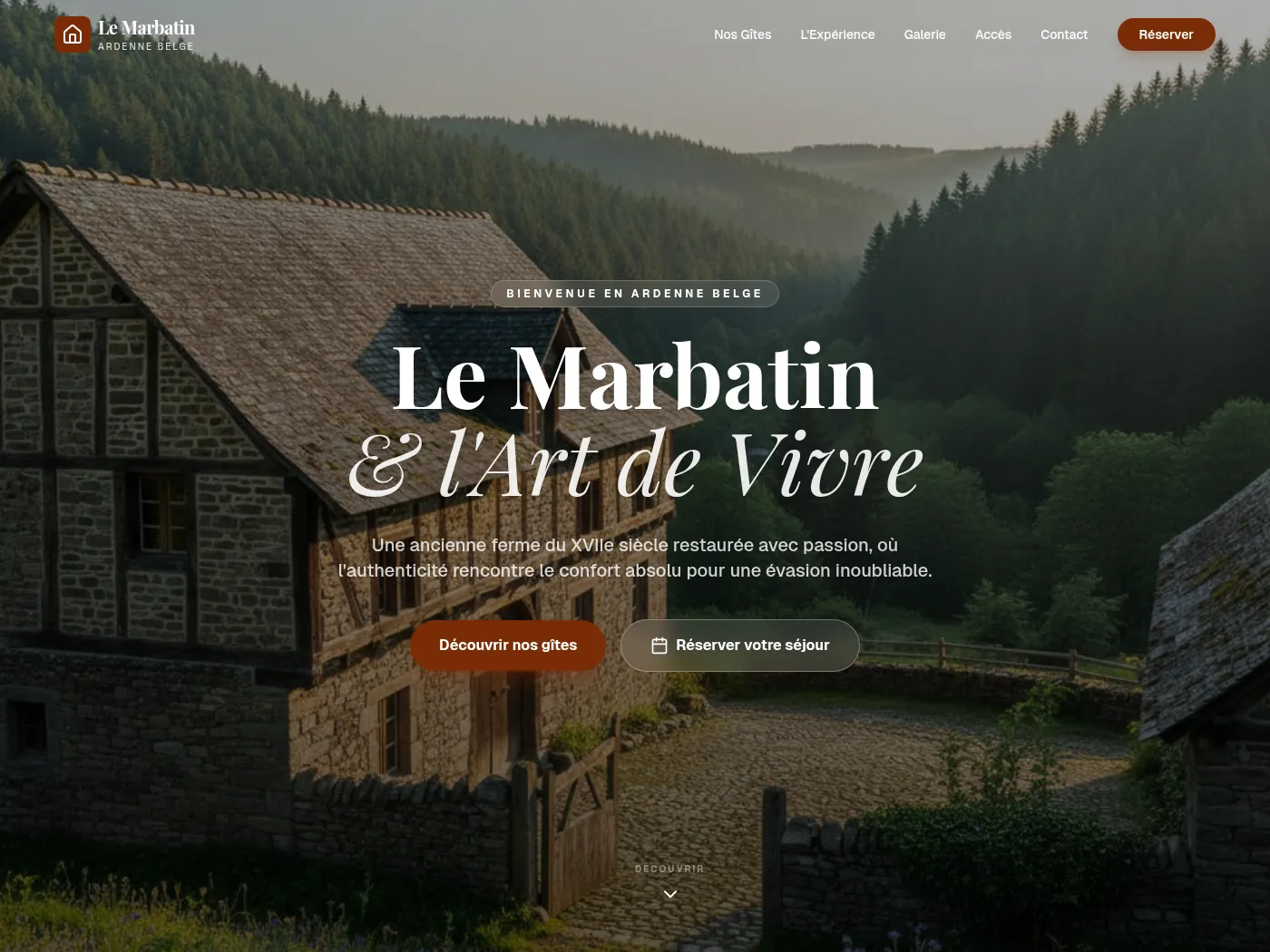 Le Marbatin Vitrine Site