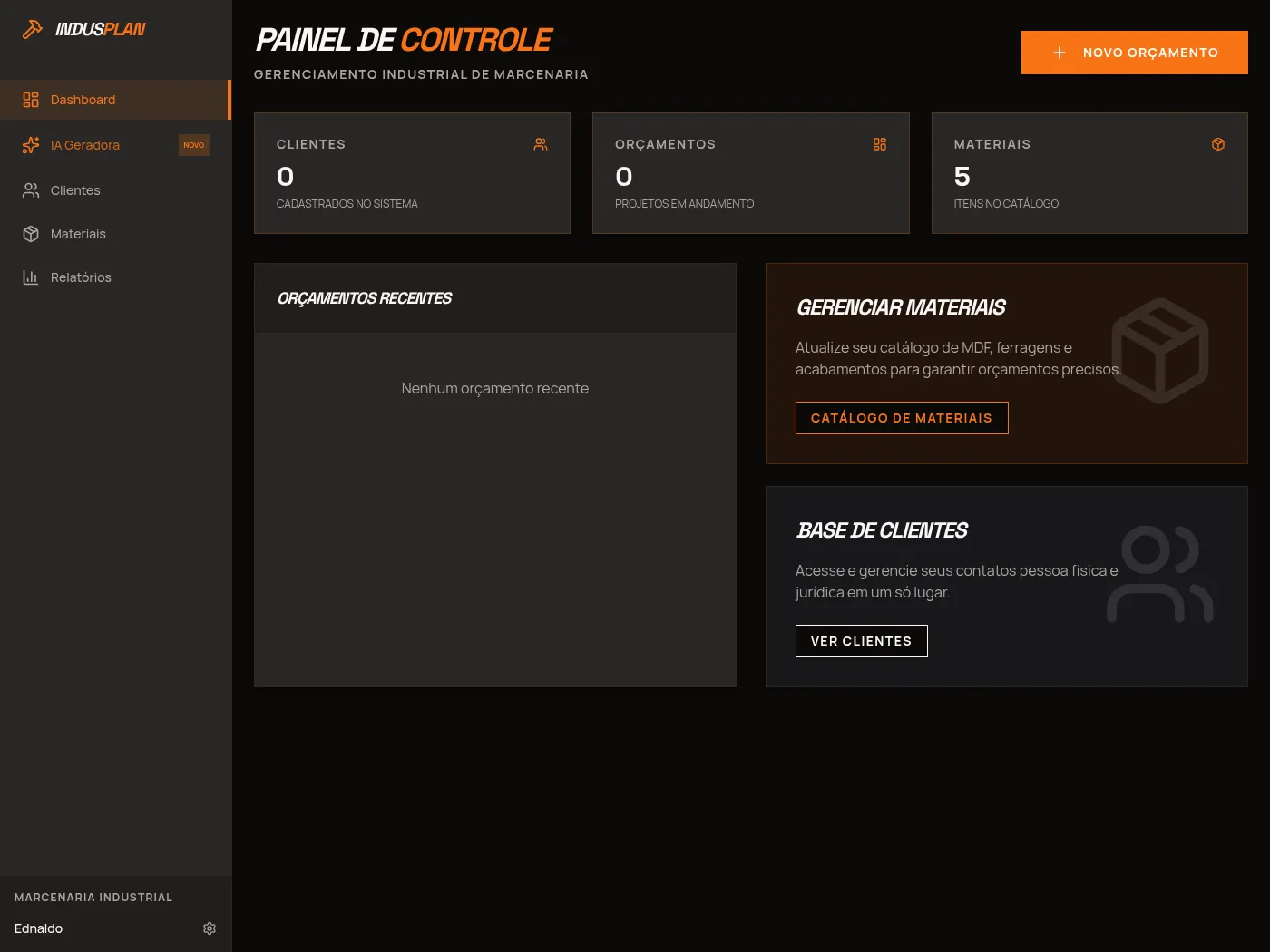 IndusPlan Marcenaria App