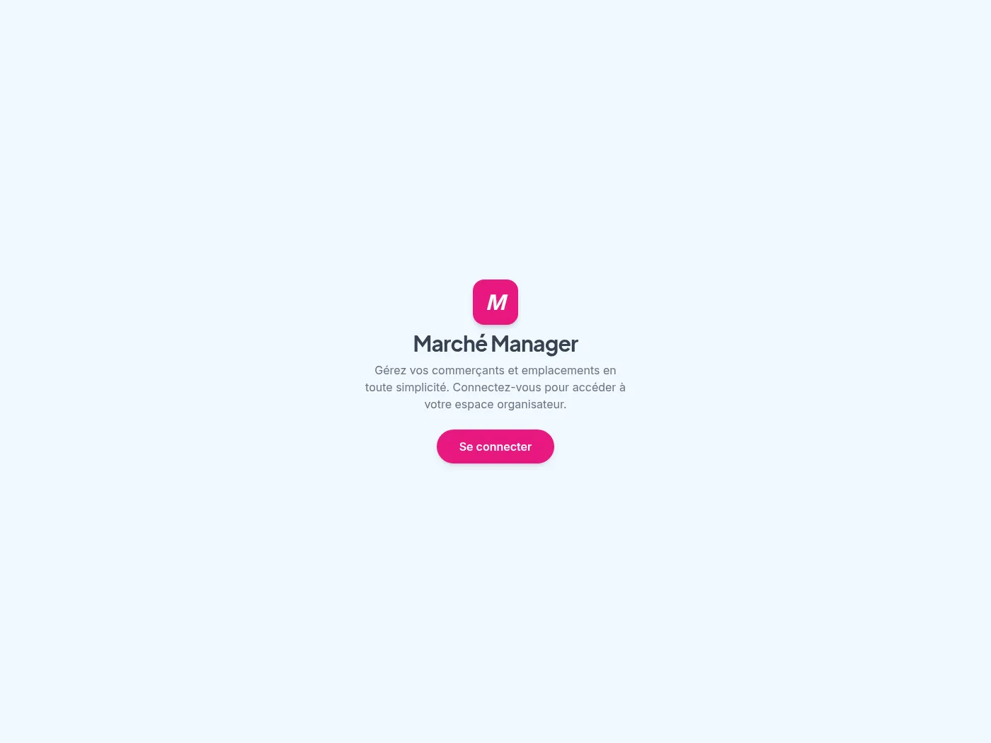 Marché Manager