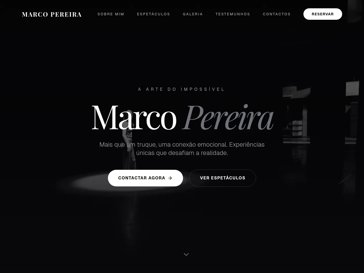 Marco Pereira Promo Site