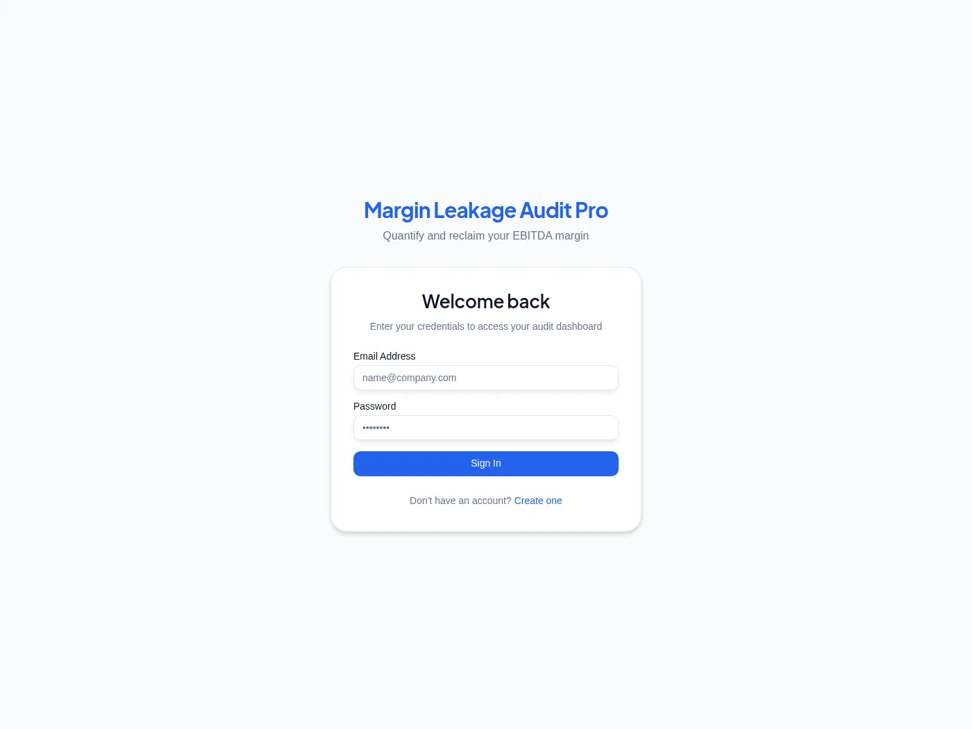 Margin Leakage Audit Pro