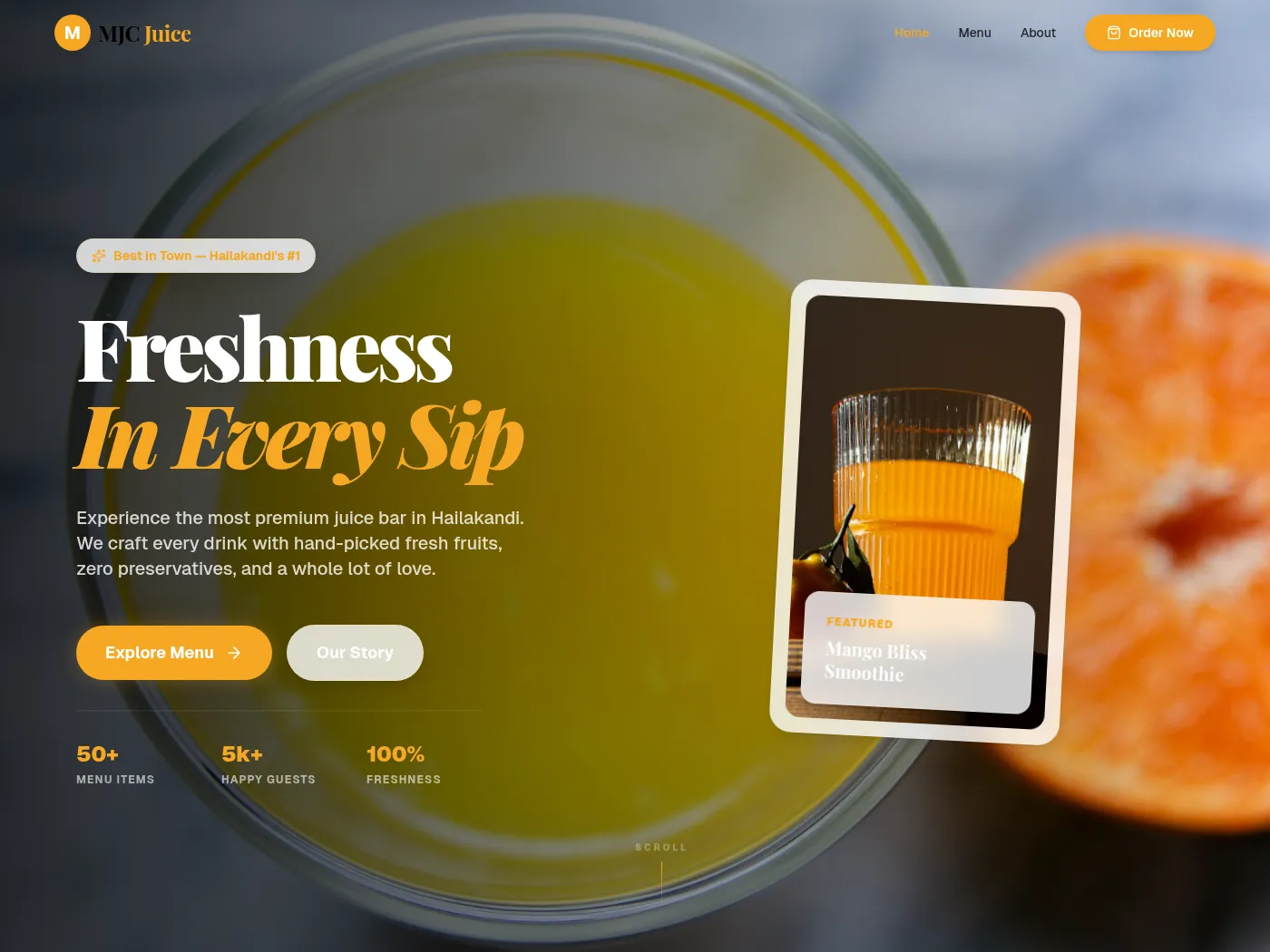 Mariam Juice Cafe Web