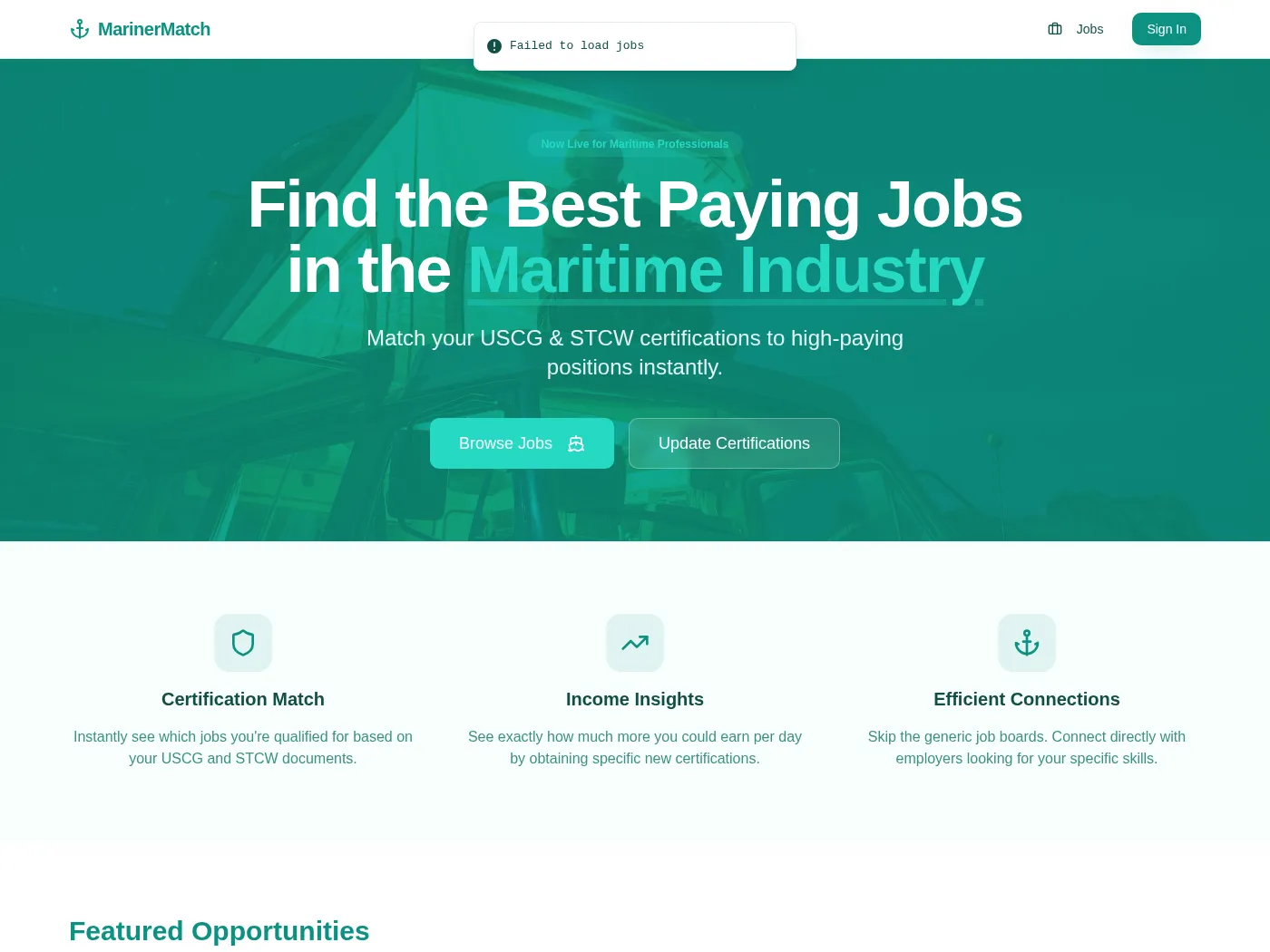 Mariner Job Match