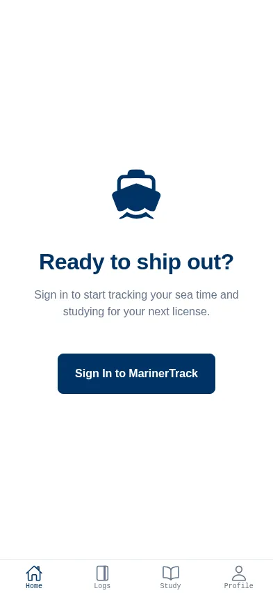 MarinerTrack iOS App