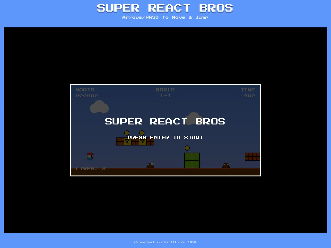 Mario-Inspired Platformer