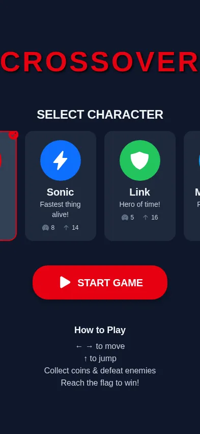 Crossover Mario Run