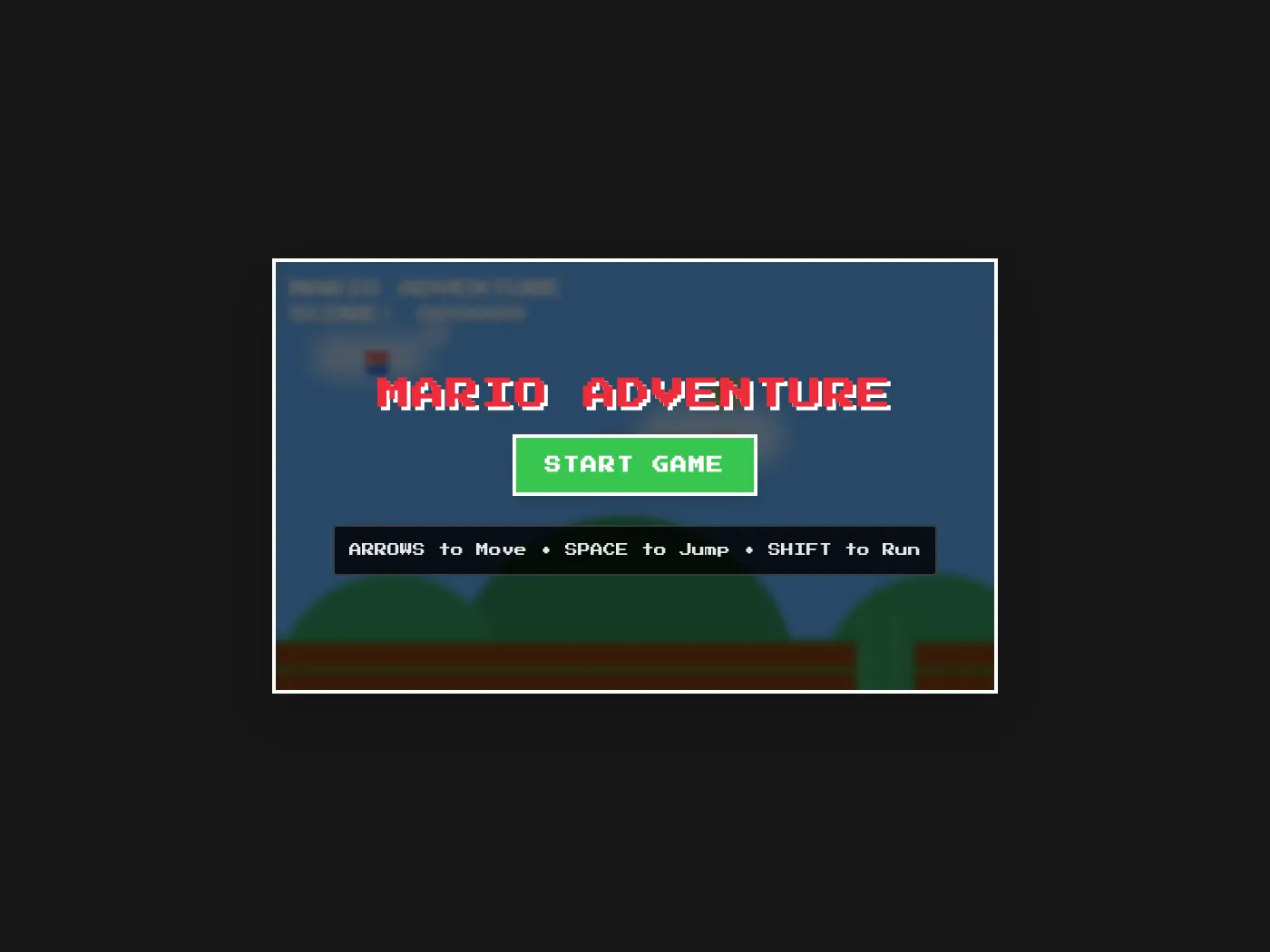 Mario Adventure Game